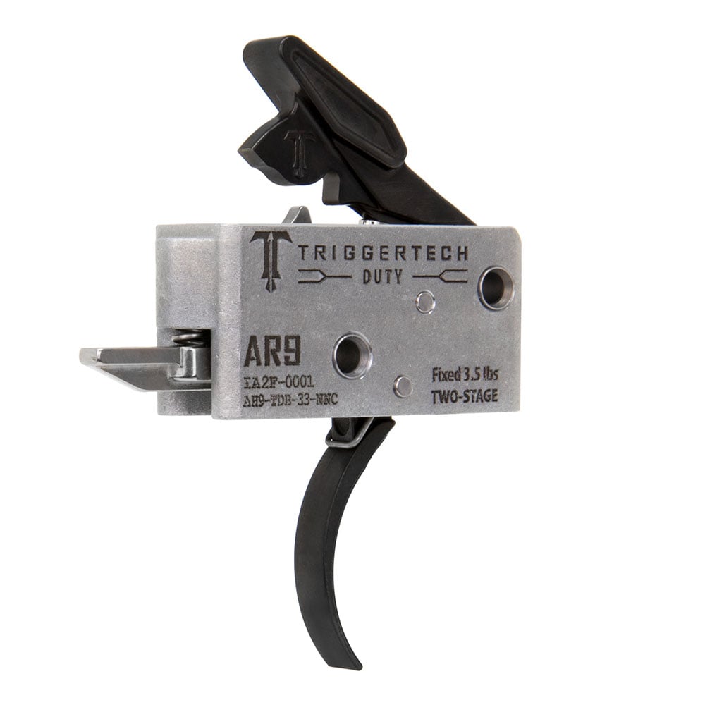 TRIGGERTECH AR-9 Duty Trigger Traditional Curved two-stage - Brownells ...